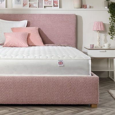 Quad Layer Natural Wool 900 Hybrid Mattress, Size Double