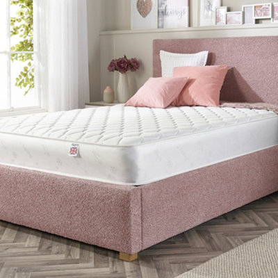 Quad Layer Natural Wool 900 Hybrid Mattress, Size Single