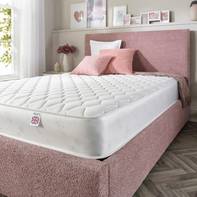Quad Layer Natural Wool 900 Hybrid Mattress, Size Single