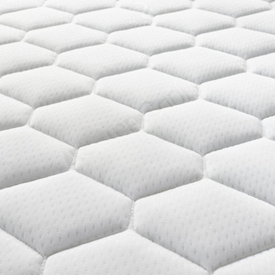 Quad Layer Natural Wool 900 Hybrid Mattress, Size Single