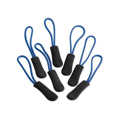 Quadra SLX Zip Pulls (Pack of 10) Royal Blue (One Size) | DIY at B&Q