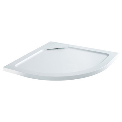 Quadrant Low Profile Shower Tray with Hidden Waste - 900x900mm