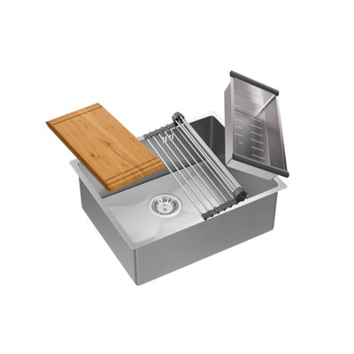 Quadron Anthony 60 Kitchen Workstation Sink, Undermount with ...