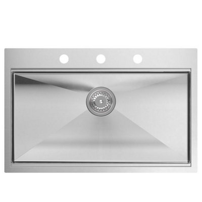 Quadron Burt 110 Kitchen Workstation Sink, Stainless Steel