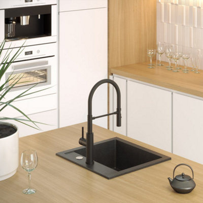 Quadron Johnny 110 kitchen sink bowl, 500mm to fit 50cm cabinet, inset ...
