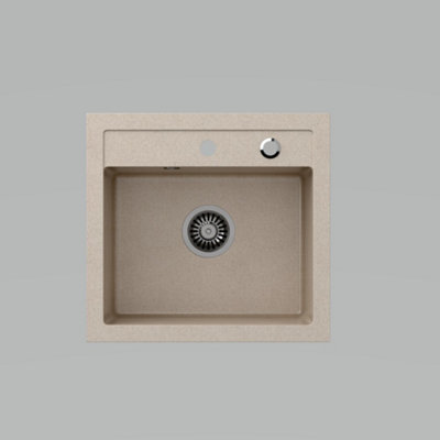 Quadron Johnny 110 kitchen sink bowl, 500mm to fit 50cm cabinet, inset ...