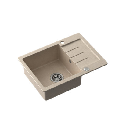 Quadron Johnny 116 Compact kitchen sink with small drainer to fit 45cm ...