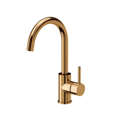 Quadron Naomi Copper kitchen mixer tap | DIY at B&Q
