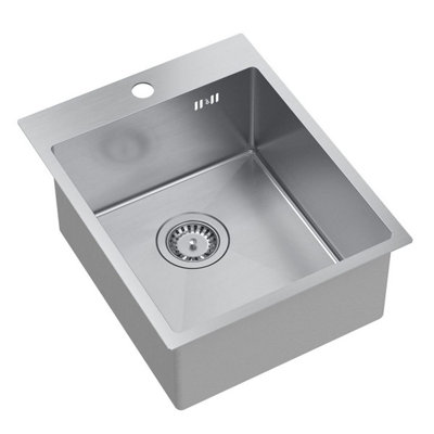 Quadron Russel 90 Compact Kitchen Sink, 350mm to fit 40cm cabinet ...