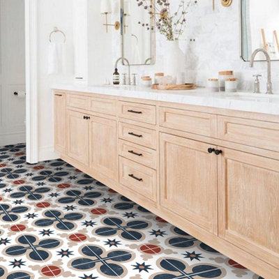 Quadrostyle Scorpio Wall and Floor Tile Vinyl Stickers 30cm(L) 30cm(W ...