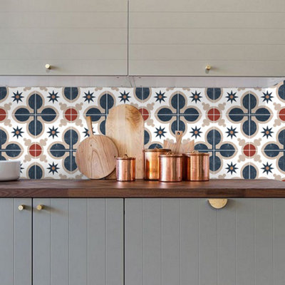 Quadrostyle Scorpio Wall Tile and Furniture Vinyl Stickers 15cm(L) 15cm ...