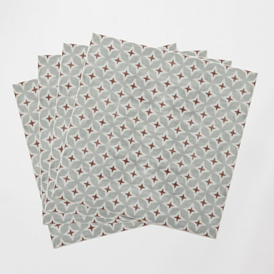 Quadrostyle Stellar Wall and Floor Tile Vinyl Stickers 30cm(L) 30cm(W ...