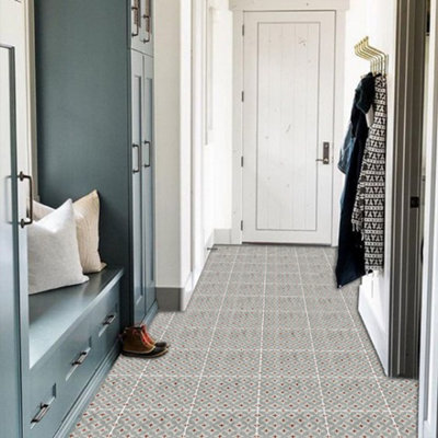 Quadrostyle Stellar Wall and Floor Tile Vinyl Stickers 30cm(L) 30cm(W ...