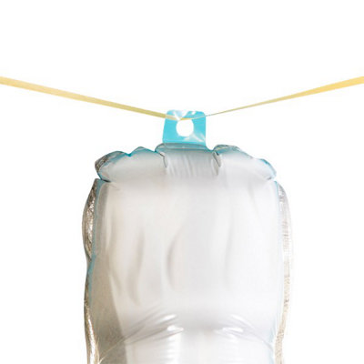 Qualatex Champagne Bottle Balloon Hang Tabs (Pack of 25) Gold (One Size)