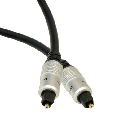 QUALITY 2m Digital Optical Cable Lead Male to Plug SPDIF TOSlink ...