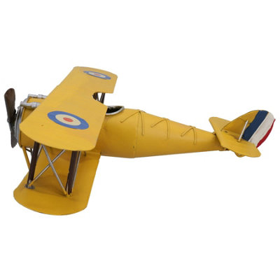 Quality Historical Metal Vintage British Biplane Metal Model Replica ...