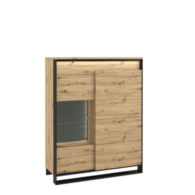 Quant 06 Modern Highboard Display Cabinet (H1400mm x W1100mm x D410mm ...