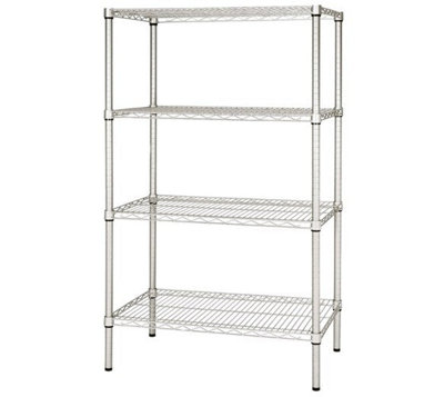 Quattro 4 Tier 1200mm Wide Metal Kitchen Racking Shelving
