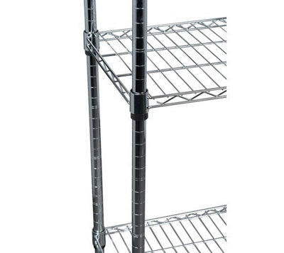 Quattro 4 Tier 760mm Wide Metal Kitchen Racking Shelving