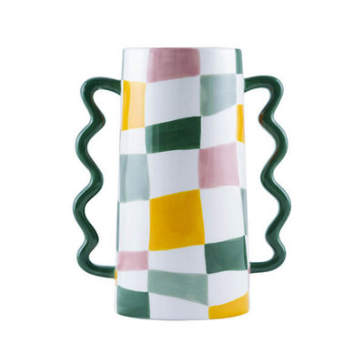 Que Rico Crazy Squares Rodrigo Vase