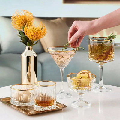 Queensway Home & Dining 10cm Diameter 6 Pcs Glass Dessert Bowls Ice ...