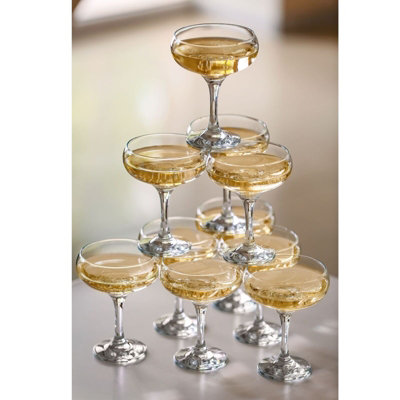 Queensway Home & Dining 270ml 35Pcs Bistro Champagne Cocktail Glasses