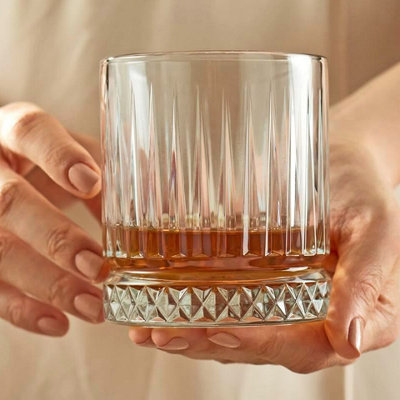 Queensway Home & Dining 355ml Drinking Whiskey Clear Glass Short ...