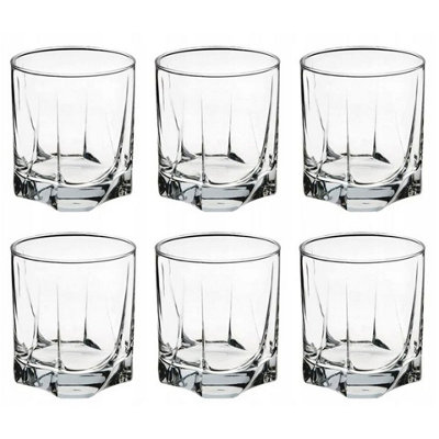 Queensway Home & Dining 368ml 6Pcs Tumbler Drinking Glasses Small ...
