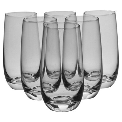 Queensway Home & Dining 500ml 6 Pcs Highball Drinking Glasses Tall ...