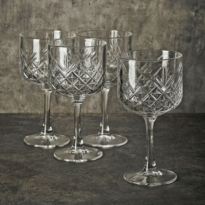 Queensway Home & Dining 500ml Large Cocktail Drinking Glasses Wine ...