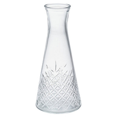 Queensway Home & Dining Combo of 940/365ml Timeless Carafe Jug & 4 Drinking Glasses Tumblers ...