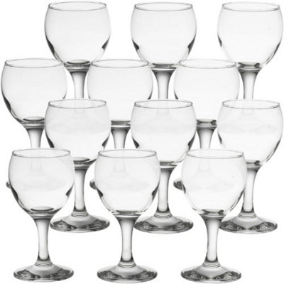 Queensway Home & Dining Glassware Set- Elegant Clear Glass - Durable ...