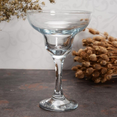 Queensway Home & Dining Height 17cm Set of 6 Clear Glass Tall Stemmed ...
