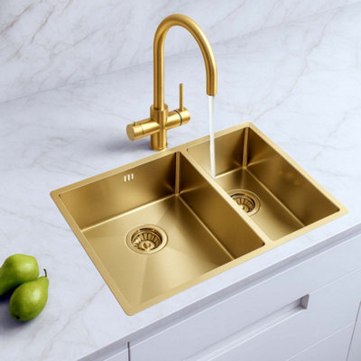 Quel Tap Kitchen Sink 1.5 Bowl Stainless Steel - Inset or Undermount ...