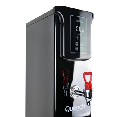 Quench Black Autofill Countertop Desktop Hot Water Boiler Kettle 20L