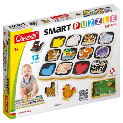 Quercetti Smart Magnetic Farm Puzzle