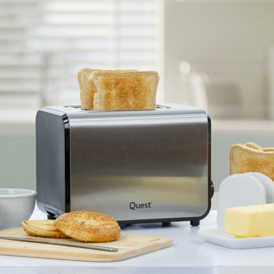 Quest 2 Slice Stainless Steel Toaster with Extra Wide Slots