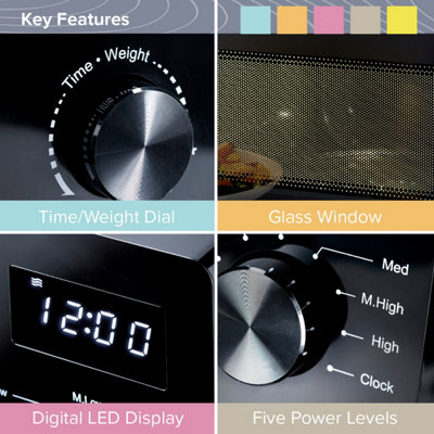 Quest 20 Litre Classic Digital Microwave