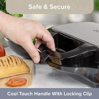 Quest 3-in-1 Waffle Maker, Sandwich Toaster & Panini Grill