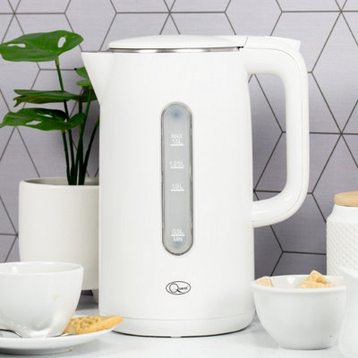 Quest 31179 1.5L Fast Boil Kettle White Colour
