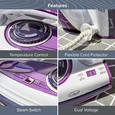Quest 34030 1000W Travel Steam Iron