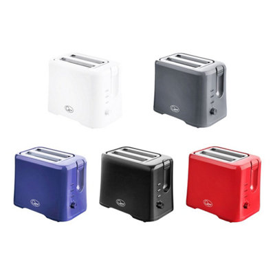 Quest 34869 Navy Blue 2 Slice Toaster