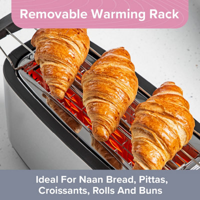 Quest 4 Slice Toaster with Long Slots