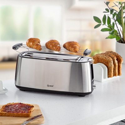 Quest 4 Slice Toaster with Long Slots