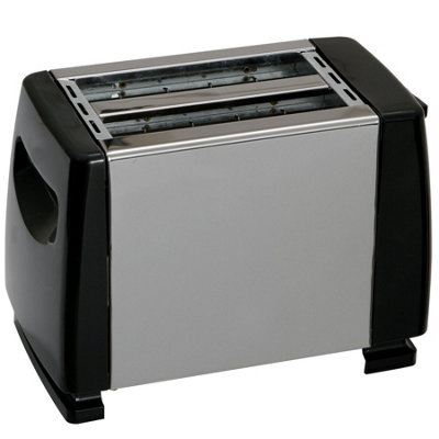 Quest Low Watt Stainless Steel Toaster 2 Slice