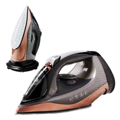 Quest Rechargeable Cordless Steam Iron - Ceramic Soleplate - Self ...