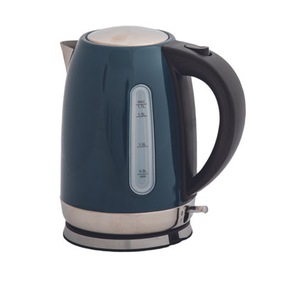 Quest Rocket Low Wattage Slate Stainless Steel Kettle (1.7L)