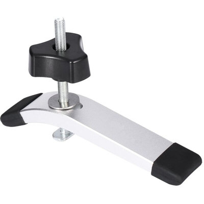 Quick release metal T shaped clamp set for grooved timber processing ...