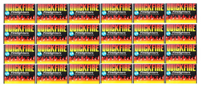 Quickfire Fire Lighters Firelighters Bulk Pack Hotspots Burners BBQ ...