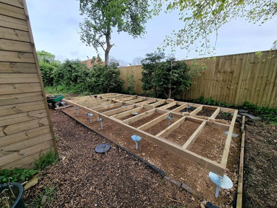 QuickJack 12ft x 10ft Shed base kit (NO TIMBER INCLUDED)